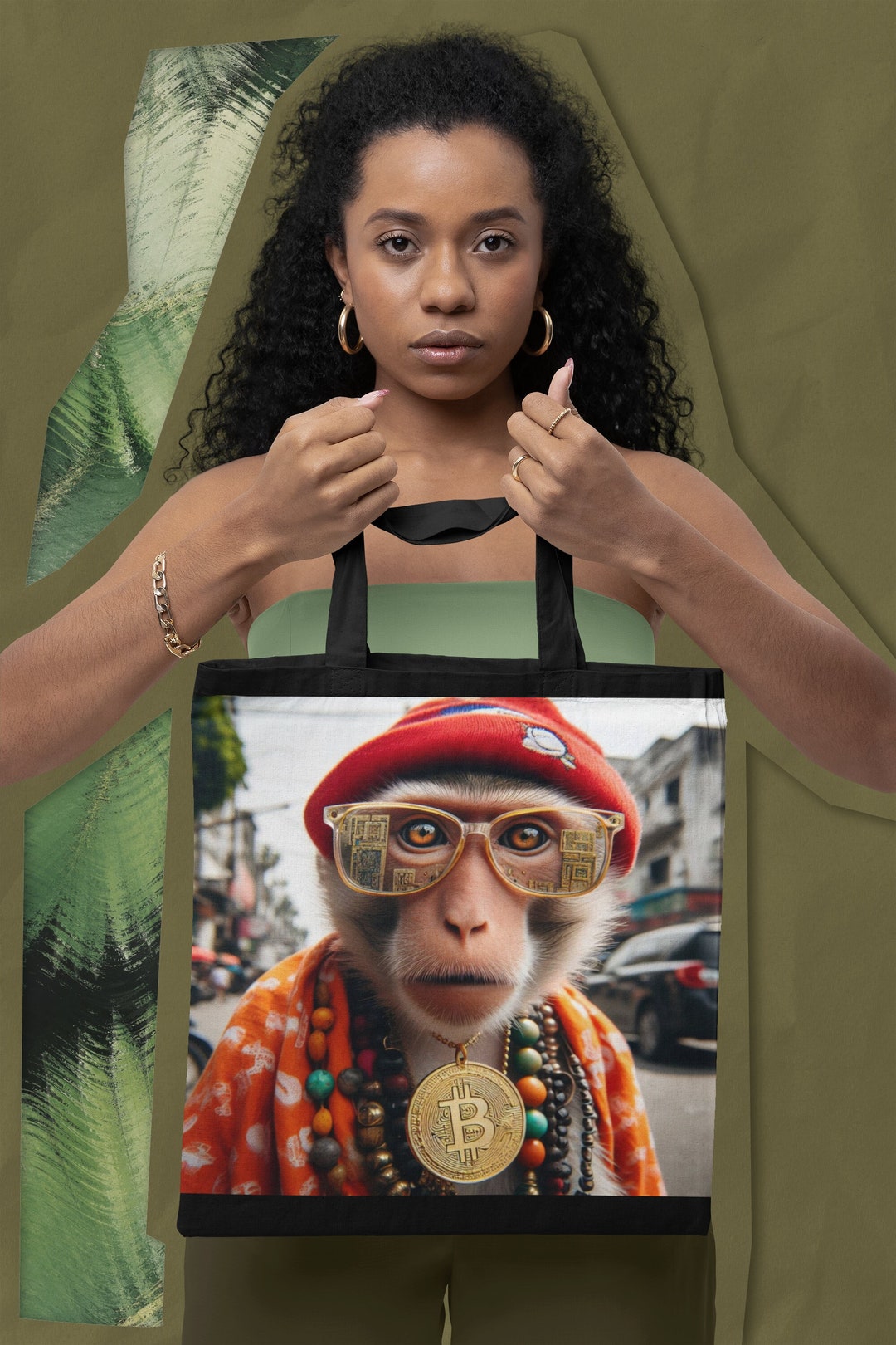 Tote Bag Stockbroker Monkey Artificial Intelligence Design That Adapts ...