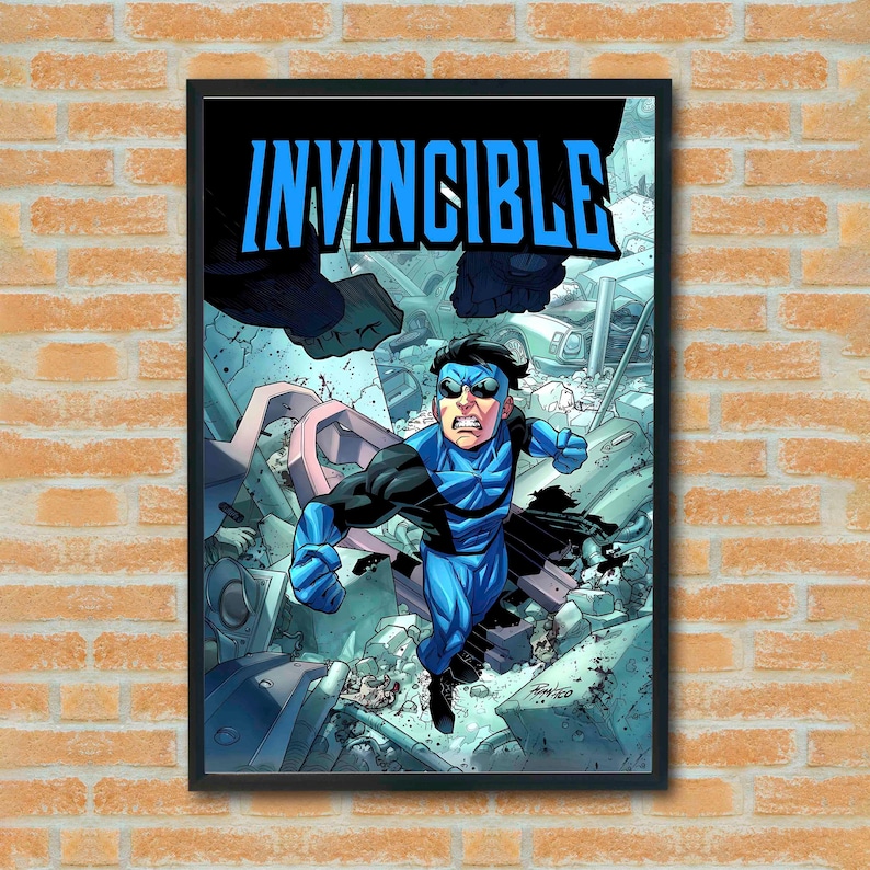 Invincible Variants Poster, Superhero Wall Art, Sci-fi Home Decor ...