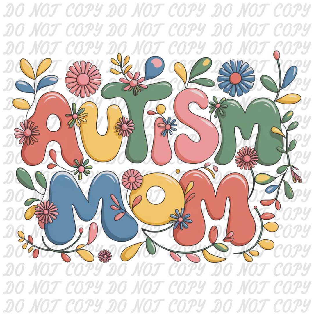 Autism Mom Png, Retro Autism Mom Png, Wildflowers Autism Mom Svg Png - Etsy