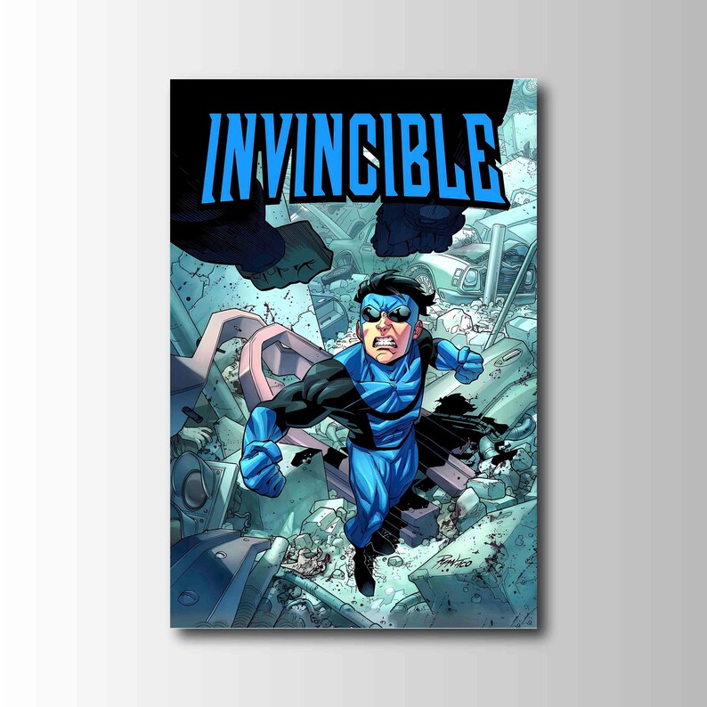 Invincible Variants Poster, Superhero Wall Art, Sci-fi Home Decor ...