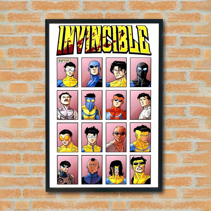 Superhero Poster - Etsy