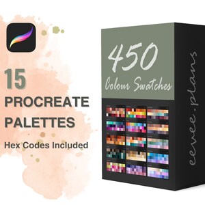 Essentials Procreate Colour Palette Inspiration I, Hex Codes, 450 ...