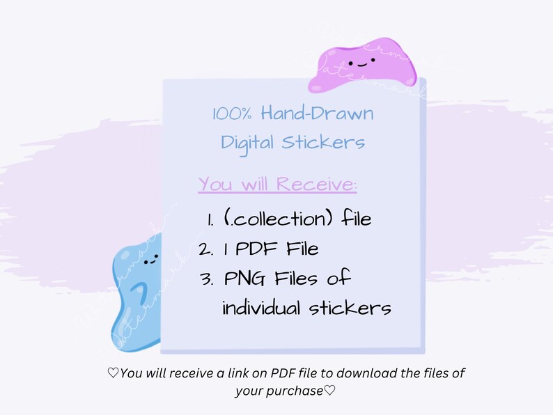 Ditto Mood Digital Planner Stickers for Goodnotes | Kawaii Hand Drawn ...