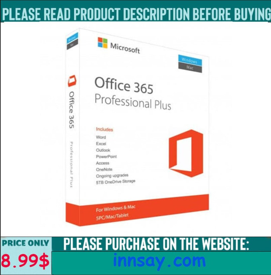 Microsoft Office 365 Professional Plus Lifetime License Digital ...