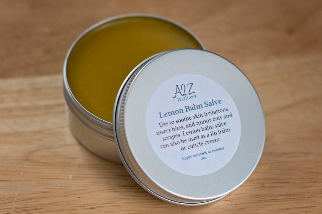 Lemon Balm Salve - Organic All-natural - Etsy