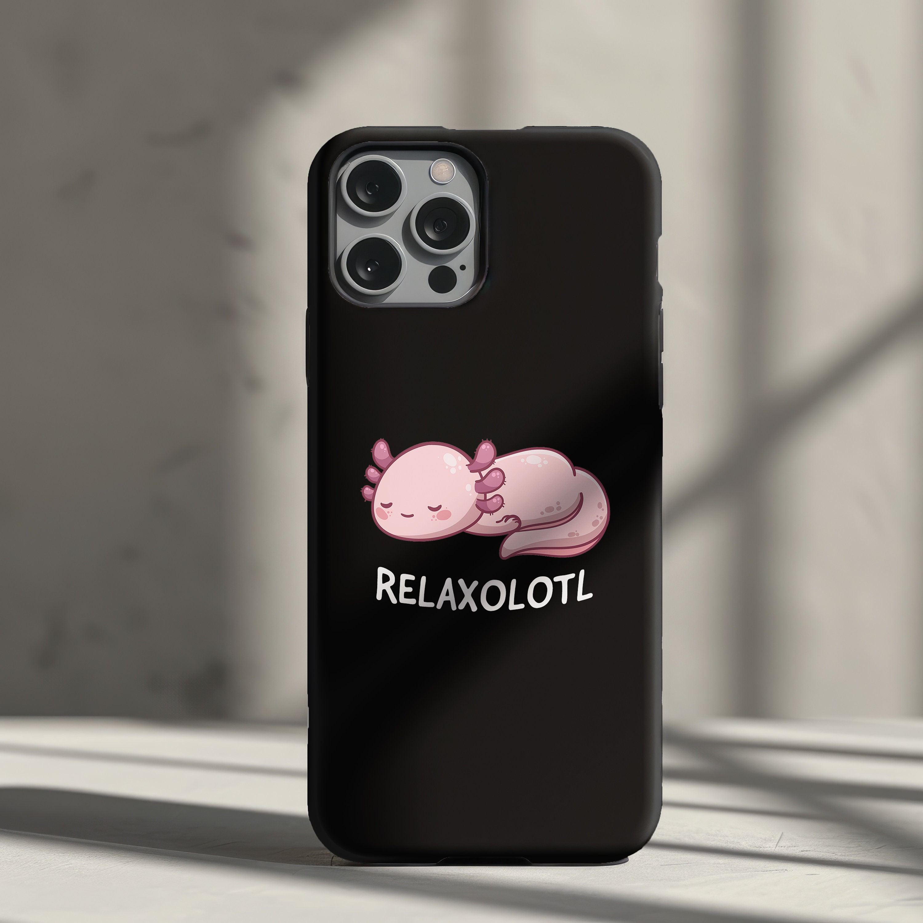 Cute Axolotl Kawaii Phone Case Tough Case for iPhone 15,14, 13, 12 ...