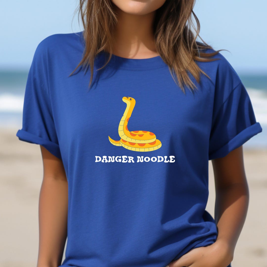 Danger Noodle Shirt, Funny Snake Puns Tee, Nope Rope T-shirt, Cute ...