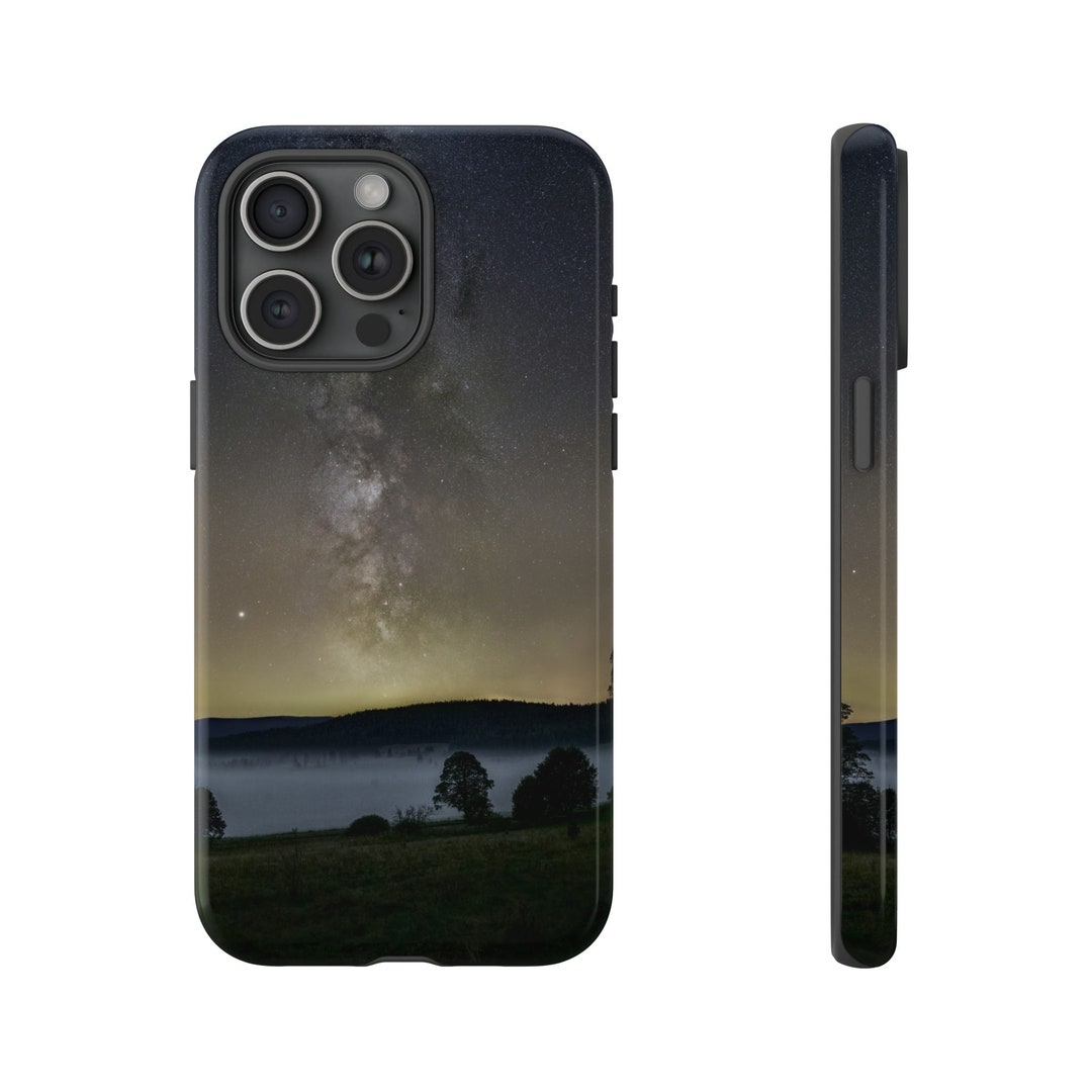 Milky Way Phone Case Beautiful Cosmos Art Tough Case for iPhone 15, 14 ...