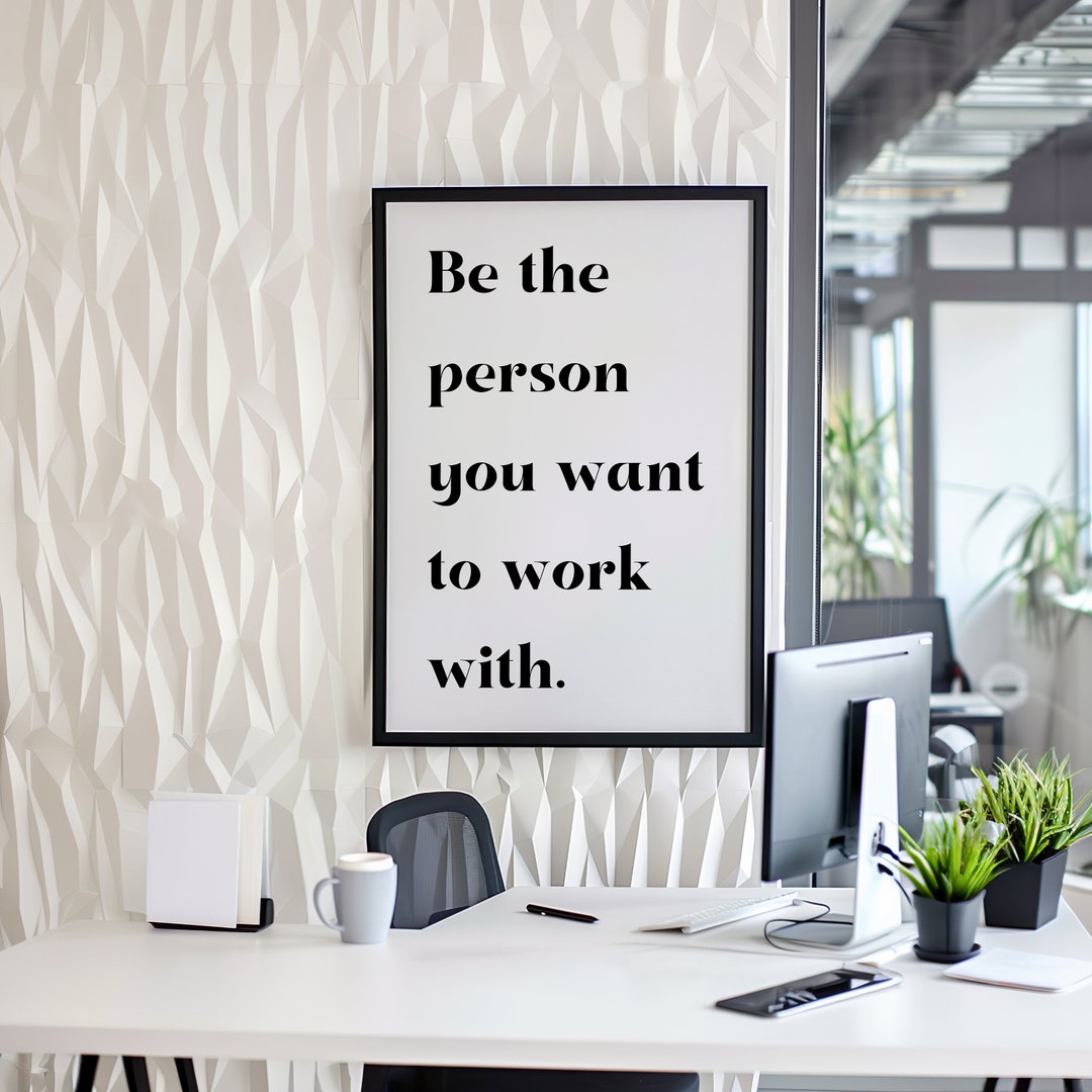Motivational Wall Art for Office, Motivational Office Decor, Office ...