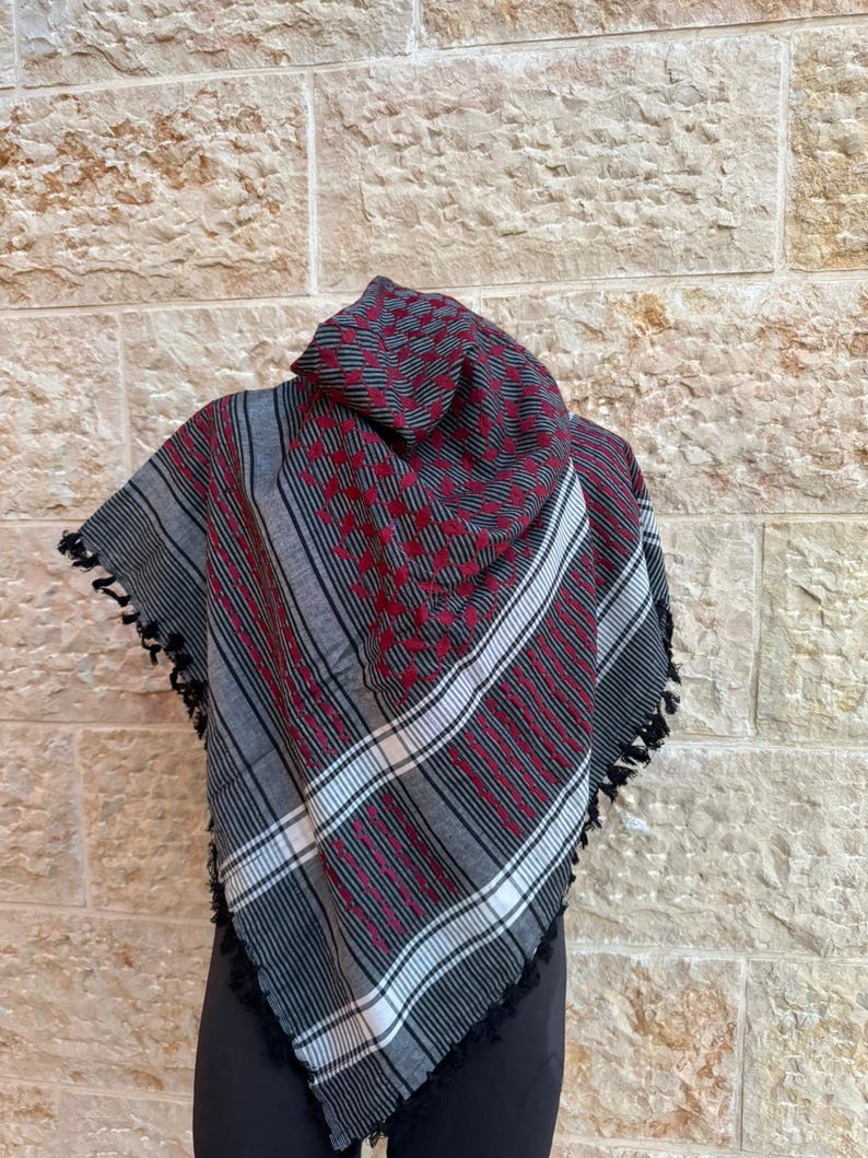 Palestinian Handmade Kuffiyeh Scarf (made in Palestine) - Etsy