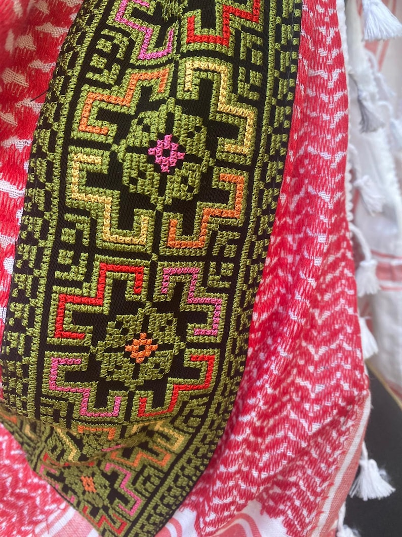 Palestine Hirbawi Kufiya Scarf (made in Palestine) - Etsy