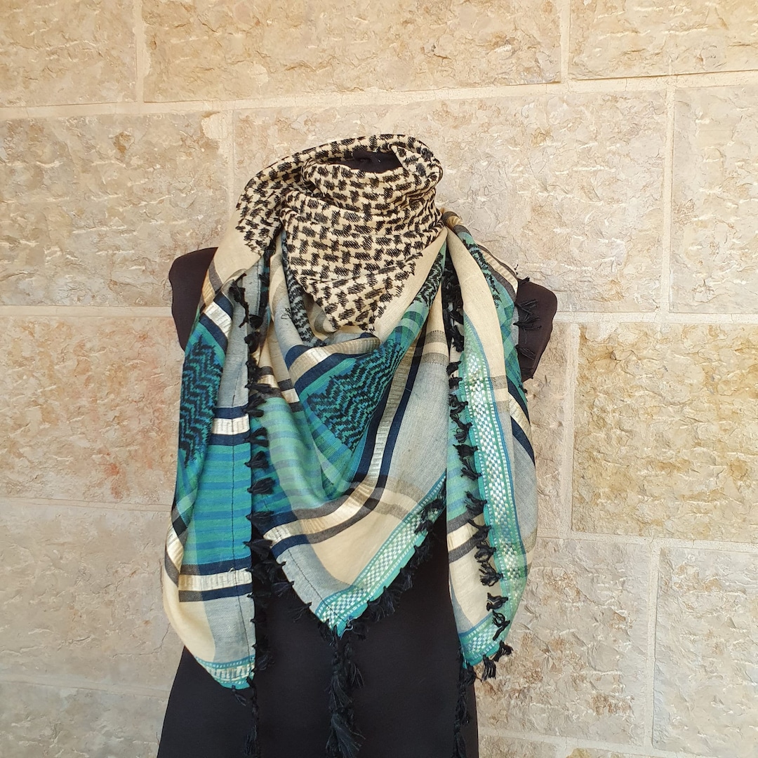 Palestinian Handmade Kuffiyeh Scarf (made in Palestine) - Etsy