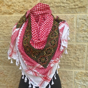 Palestine Hirbawi Kufiya Scarf (made in Palestine) - Etsy