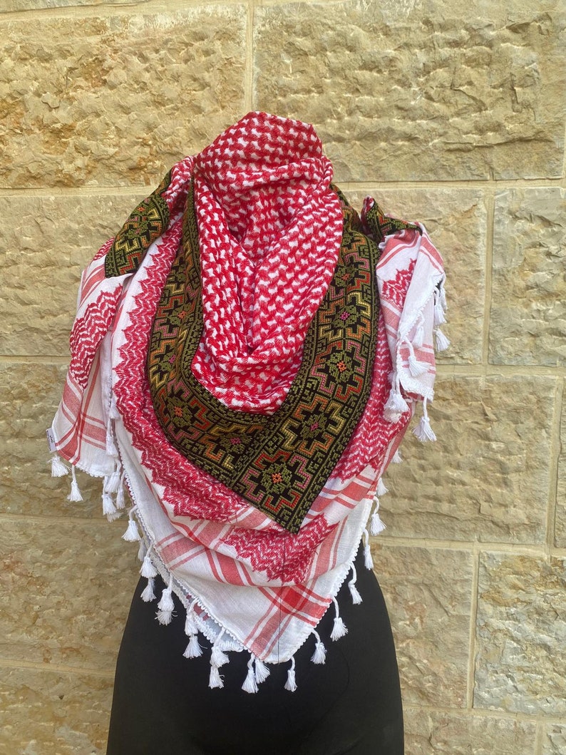 Palestine Hirbawi Kufiya Scarf (made in Palestine) - Etsy