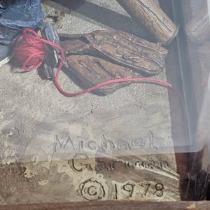 Michael Garman Signed Cityscape Sculpture Shadowbox Lighted Sculpture ...