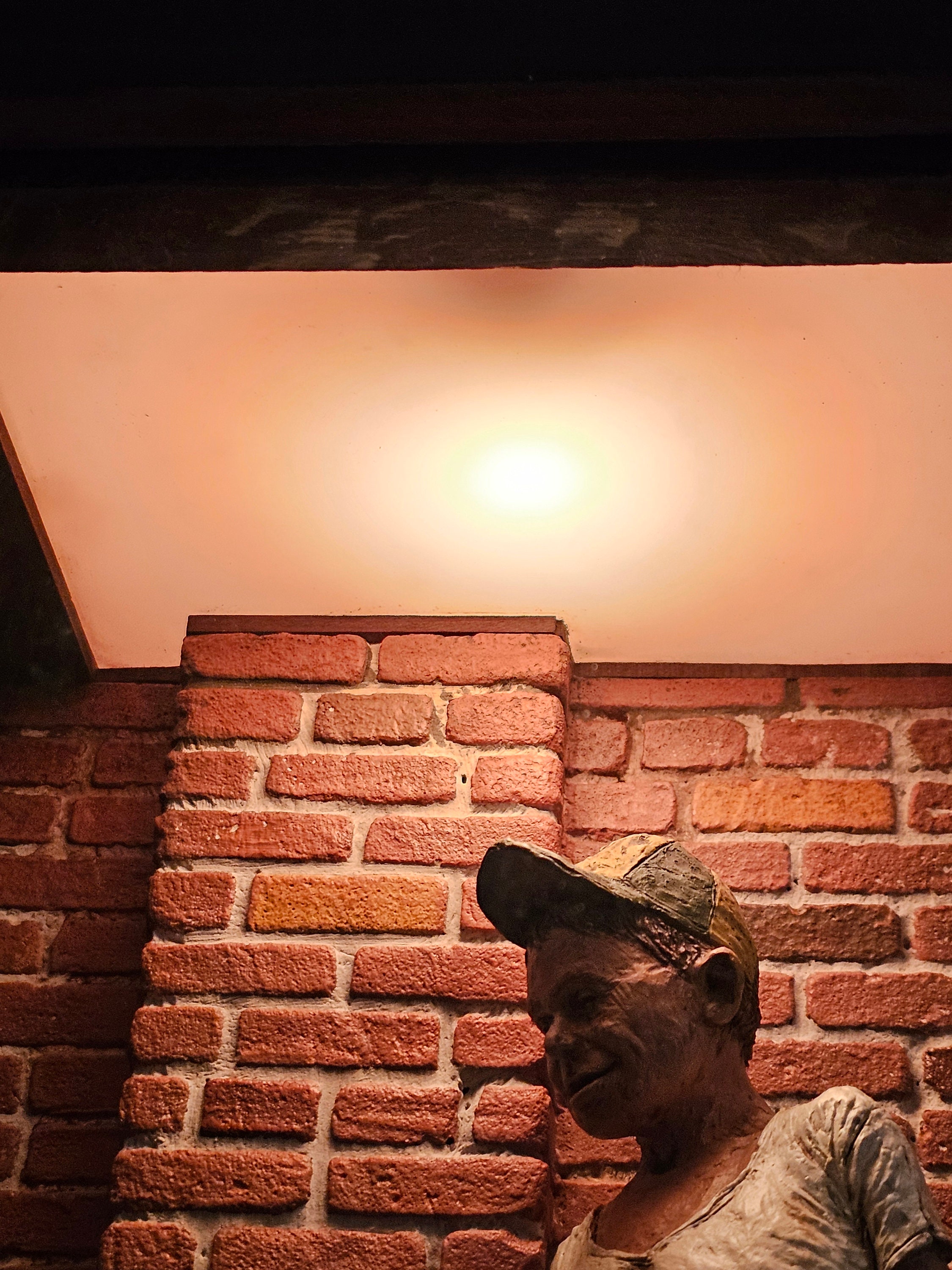 Michael Garman Signed Cityscape Sculpture Shadowbox Lighted Sculpture ...