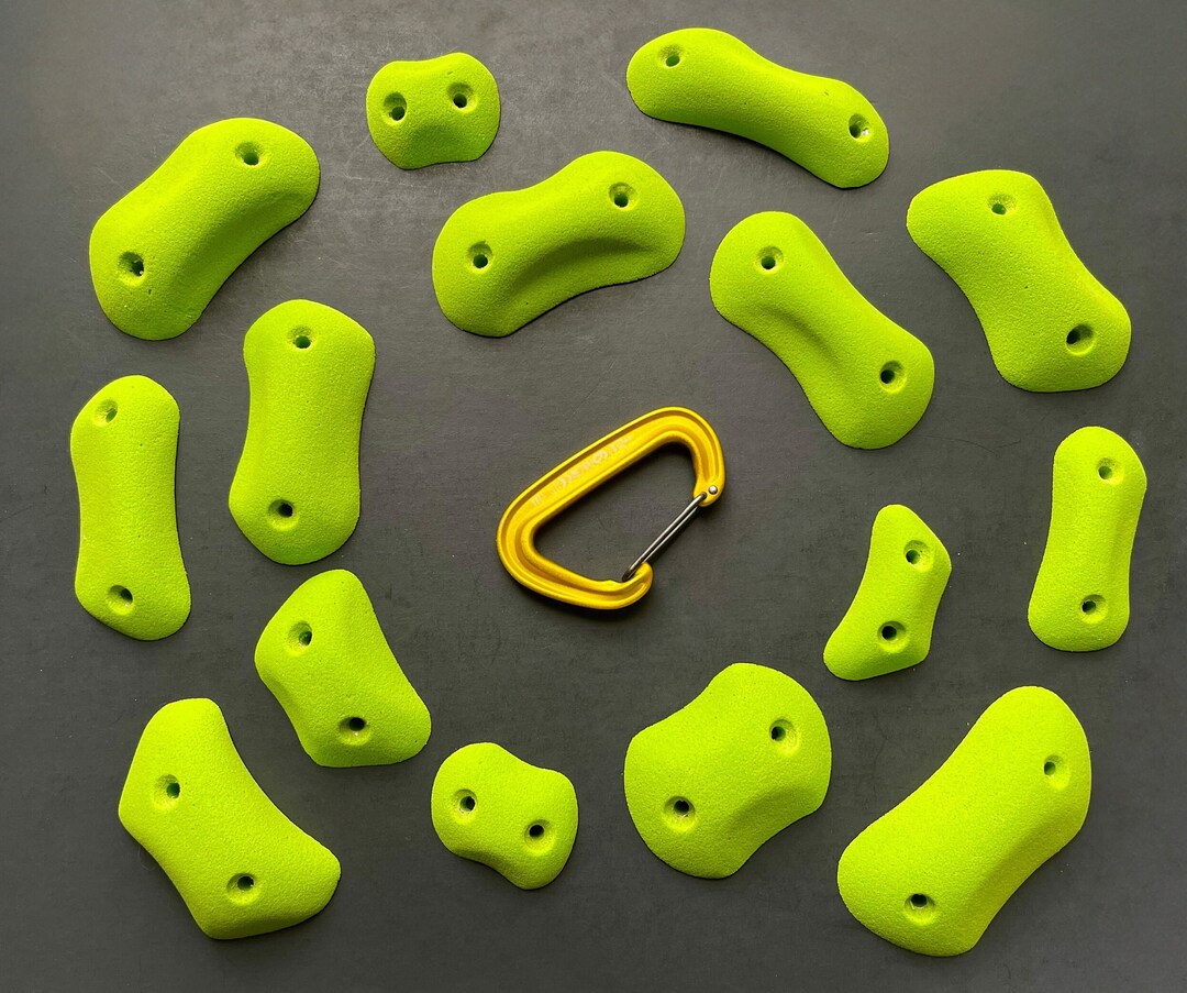 Climbing Holds - Small Brekka Jib Set - Set of 15 Small Screw on ...