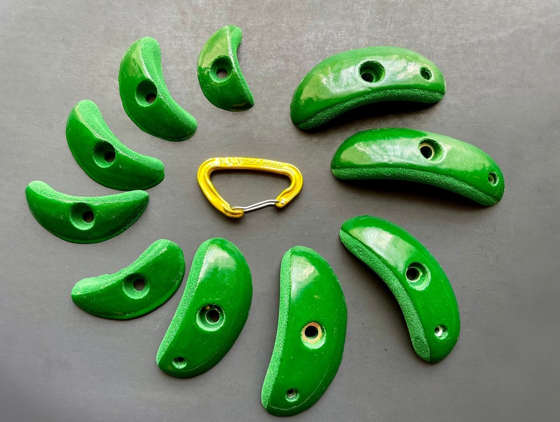 Rock Climbing Set - Climb Holds - Set of 10 Crimps (dual Tex) - Etsy
