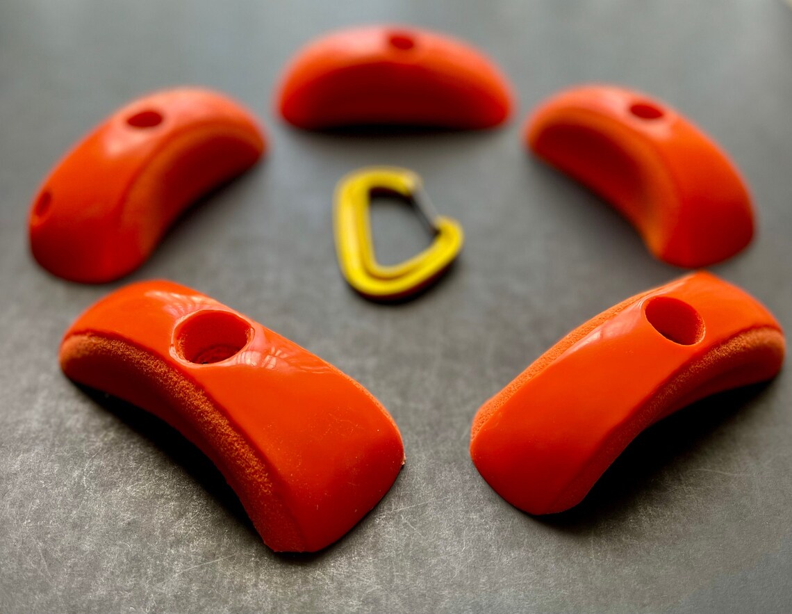Climbing Holds - Dual Tex Oblong Pinches - Set of 5 Oblong Pinches - Etsy