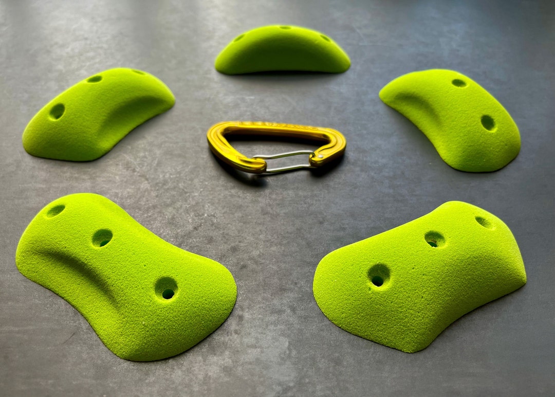 Climbing Holds - Small Brekka Sloper Pinch Set - Set of 5 Small Screw ...
