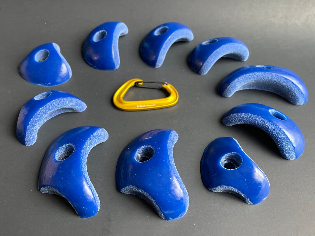 Climbing Holds Set - Crimps With Thumb Catch - Dual Tex Holds - Etsy