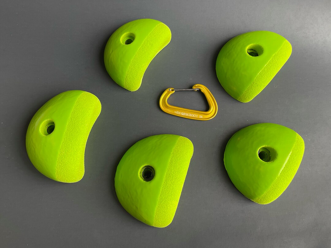 Rock Climbing Holds Jugs Bolt on Rock Climbing Jugs Set of Dual-tex ...