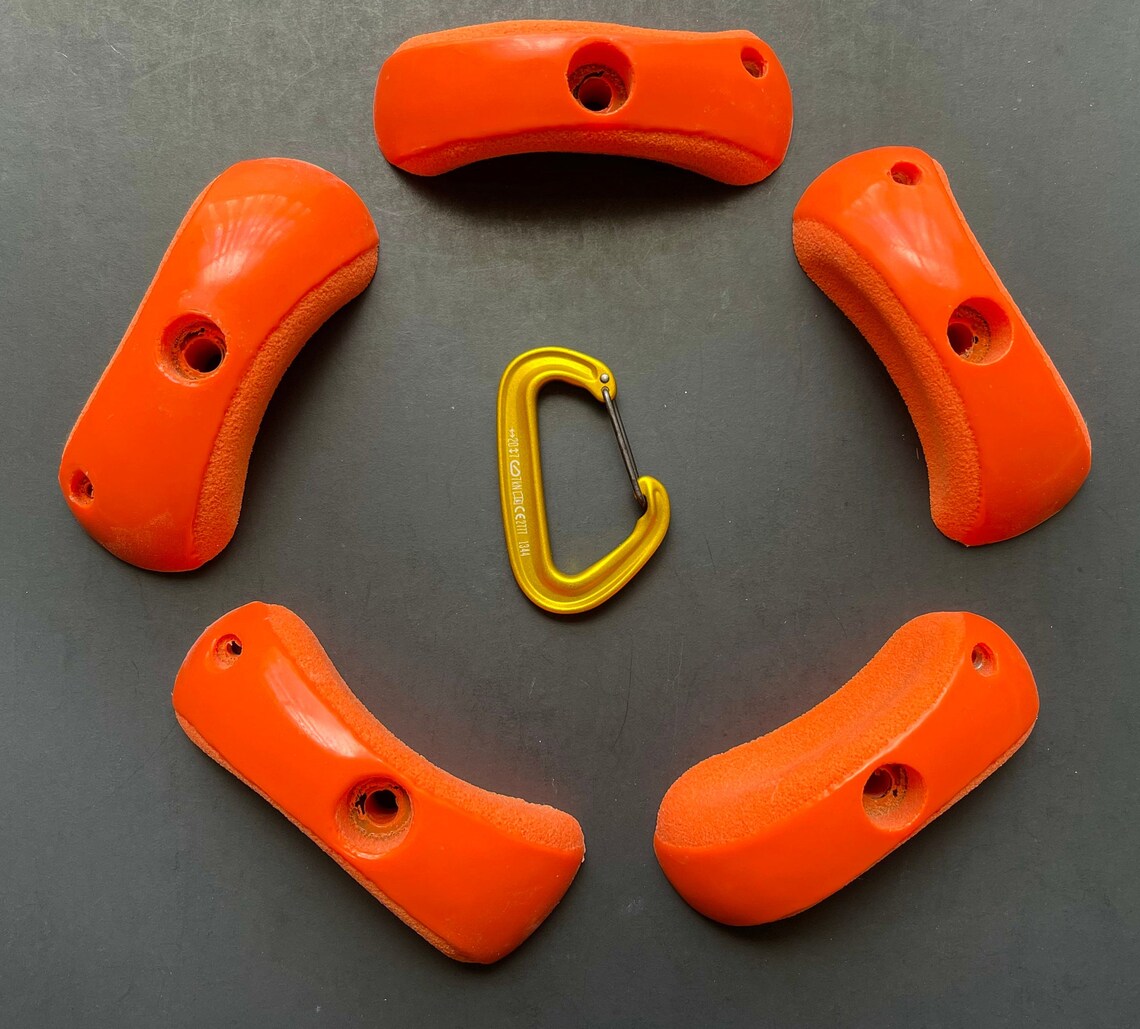 Climbing Holds - Dual Tex Oblong Pinches - Set of 5 Oblong Pinches - Etsy