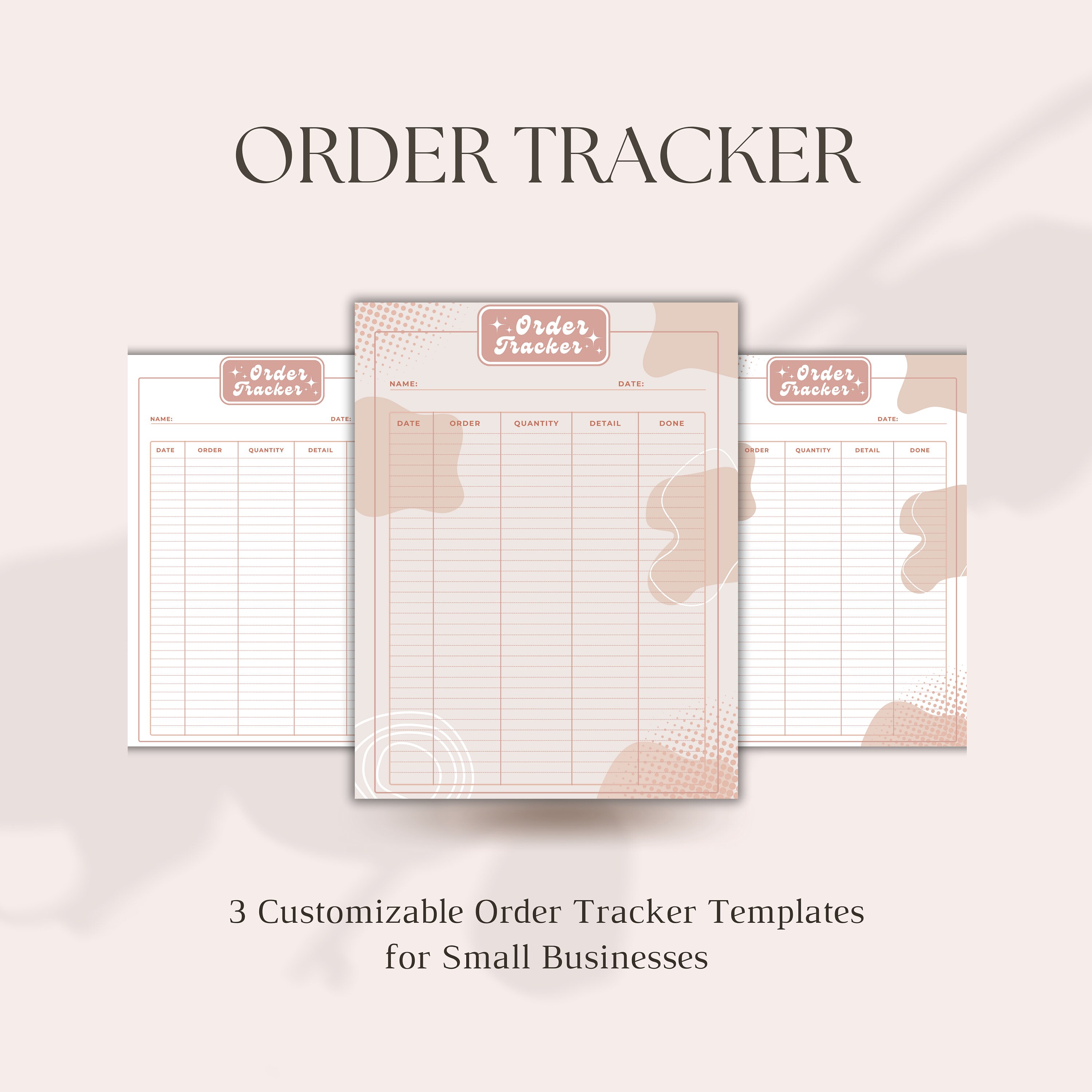 Order Tracker Small Business Order Tracker Order Form Template Small ...