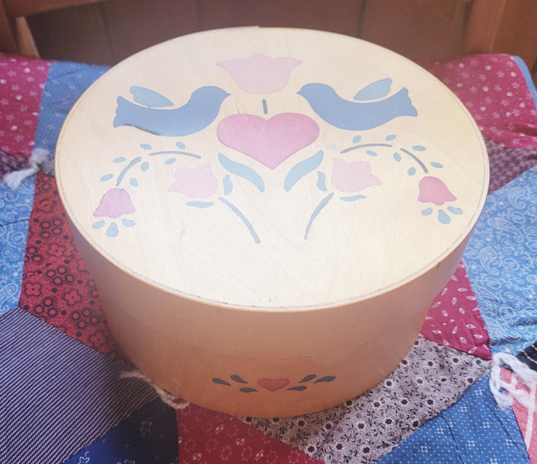 Americana Bent Wood Box - Etsy