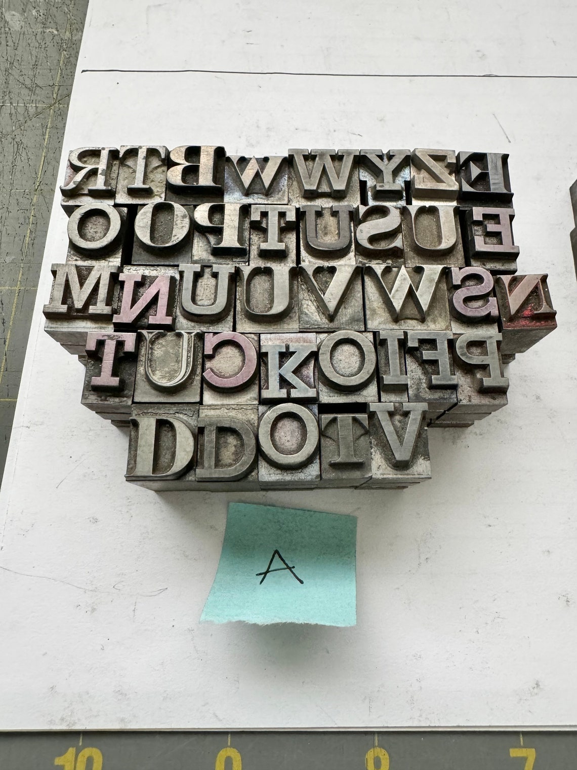 Metal Type Letterpress Assorted Letters and Fonts - Etsy