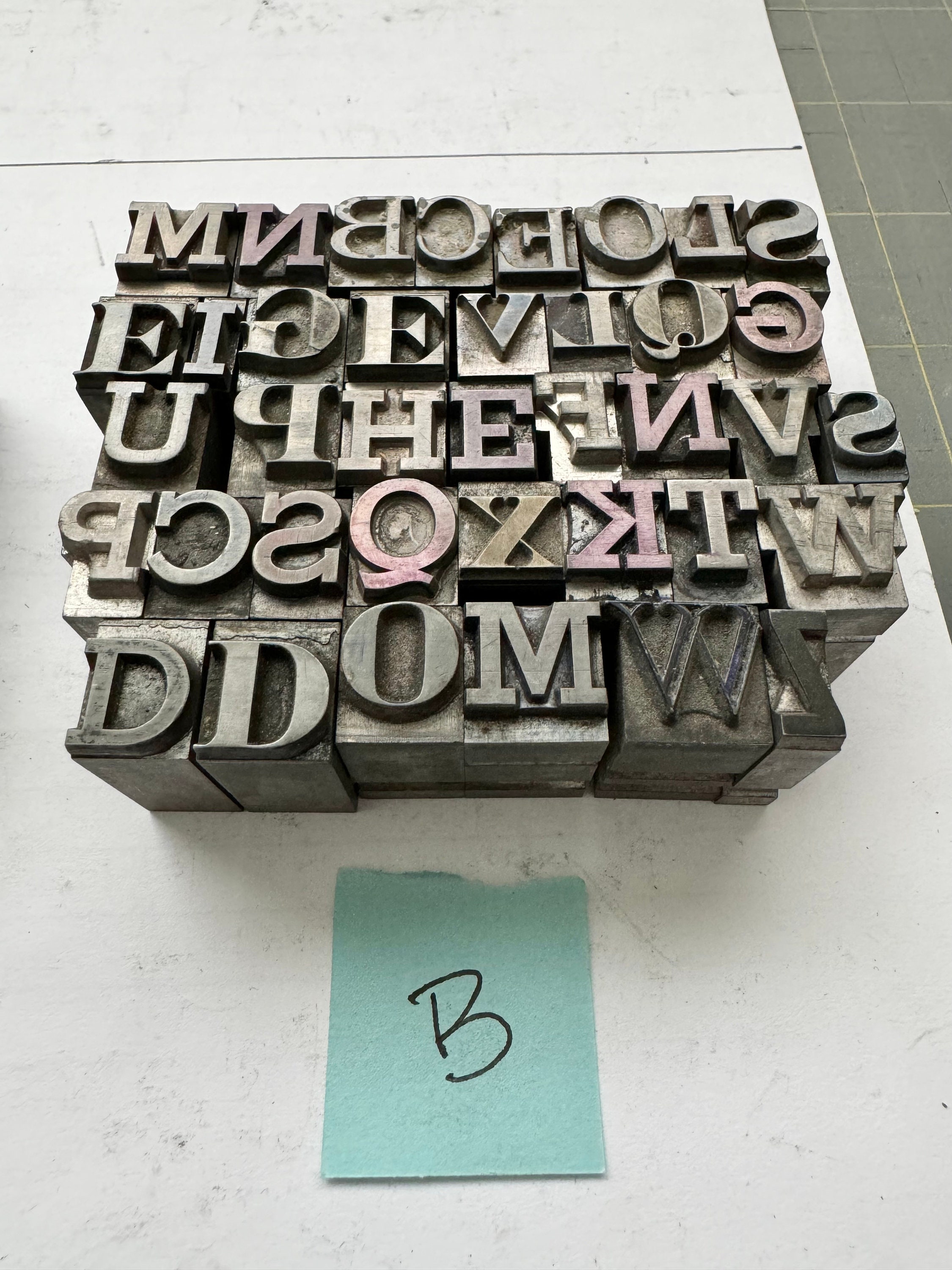 Metal Type Letterpress Assorted Letters and Fonts - Etsy