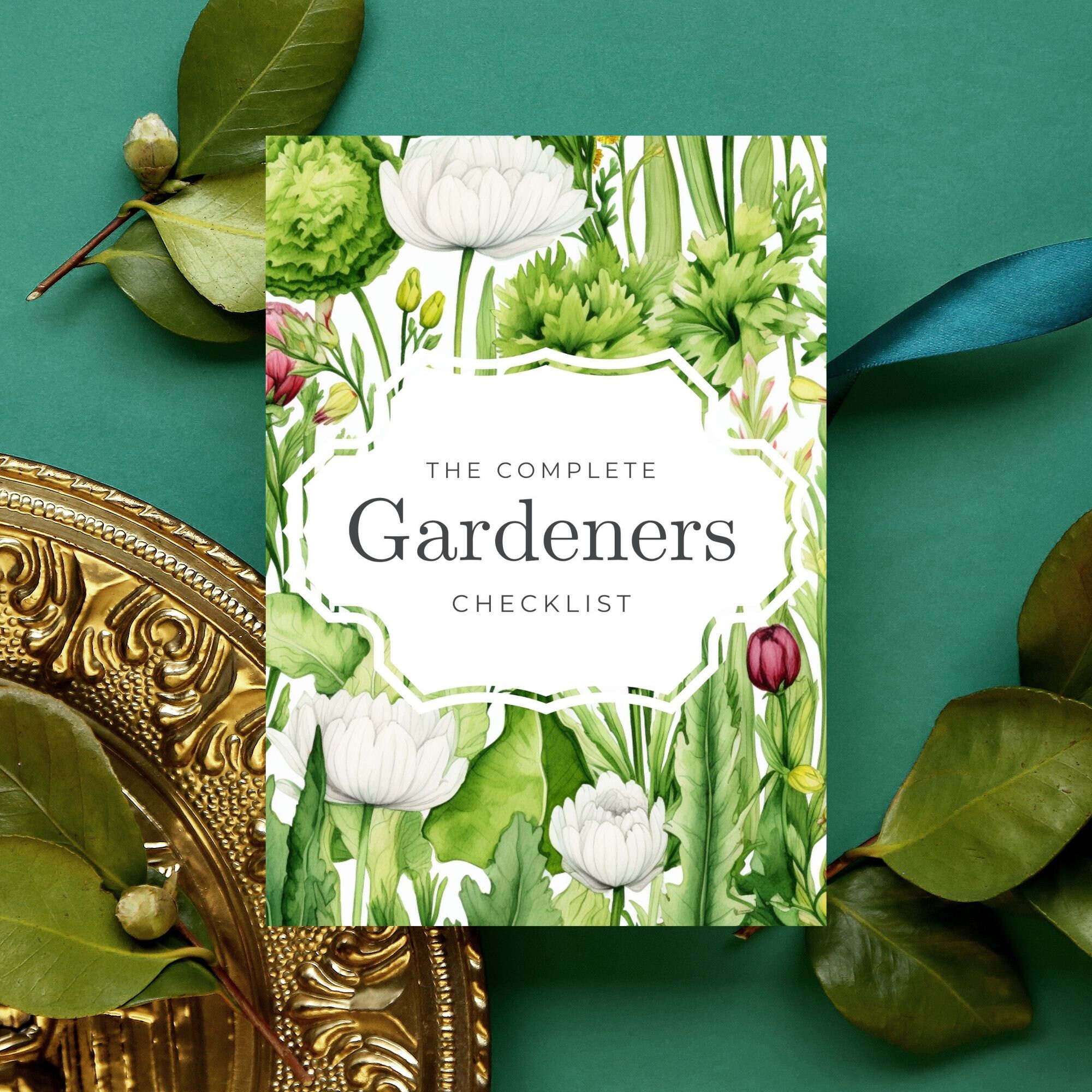 Complete Gardeners Checklist Digital Printable Plant Tags Too Garden ...