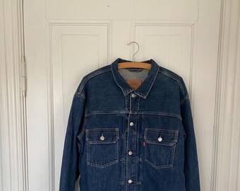 Vtg 70s 80s Levi's 70506 Denim Trucker Jacket Blue 44R 44 Vtg 70s 80s Levi's 70506 Denim Trucker Jacket Blue 44R 44