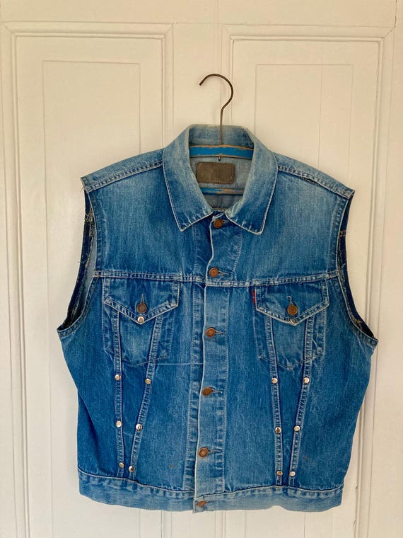 70s Levi's trucker vest (L/XL) - Big E - Gem