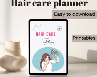 Haircare Planner // Printable Hair Care Planner, Hair Journal, Hair ...