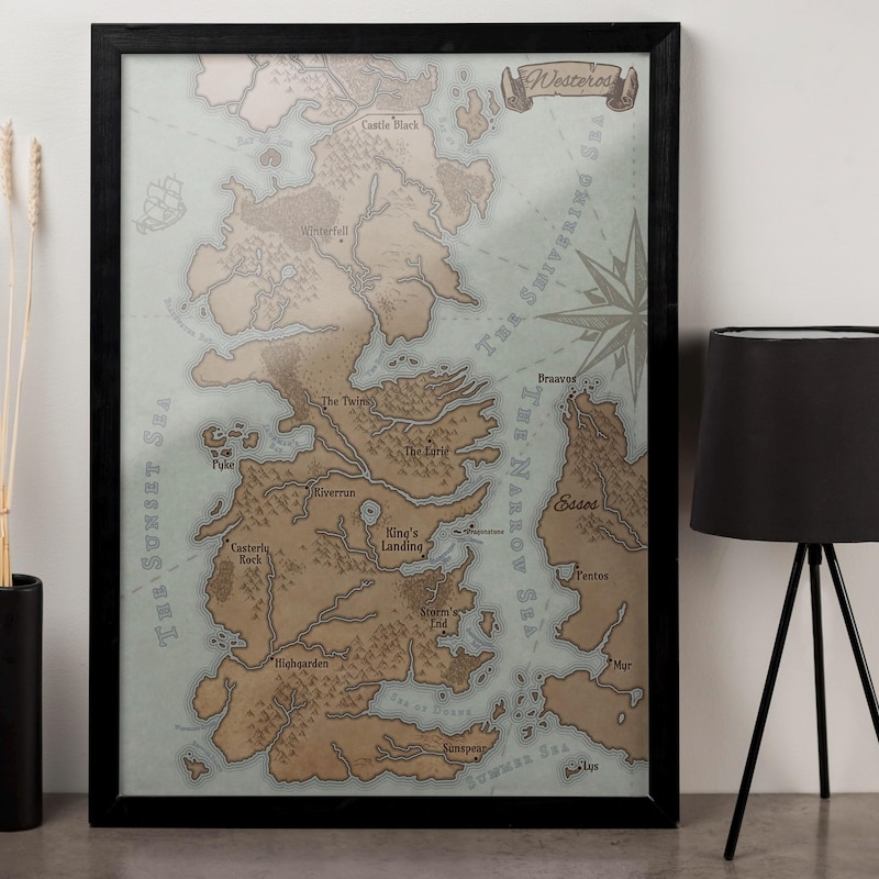 Westeros Map - Etsy