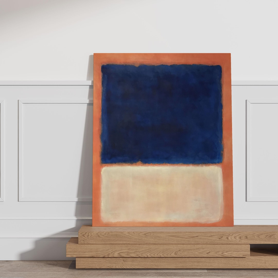 Mark Rothko Pink Blue Mark Rothko Canvas Wall Art, Modern Decor ...