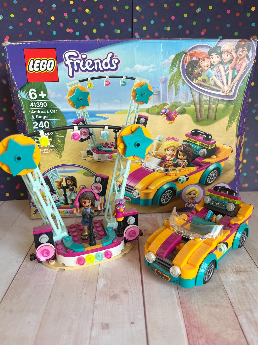 LEGO Friends 41390 Andrea’s Car & Stage - Etsy UK