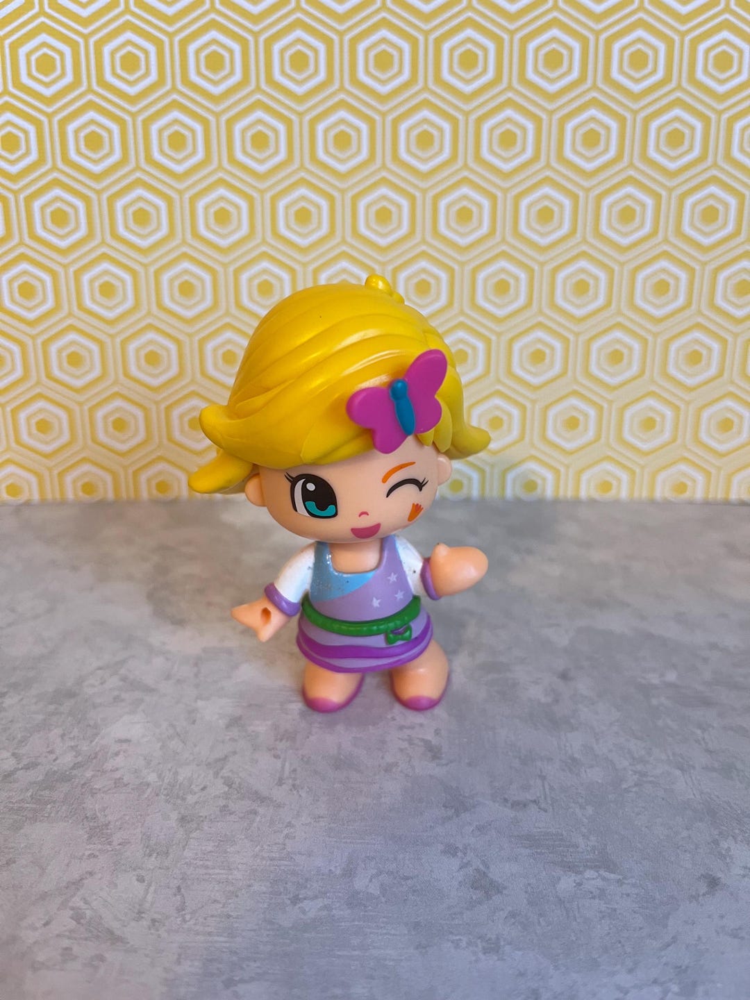 Famosa Pinypon Doll Yellow Hair Purple Gymnast Outfit - Etsy