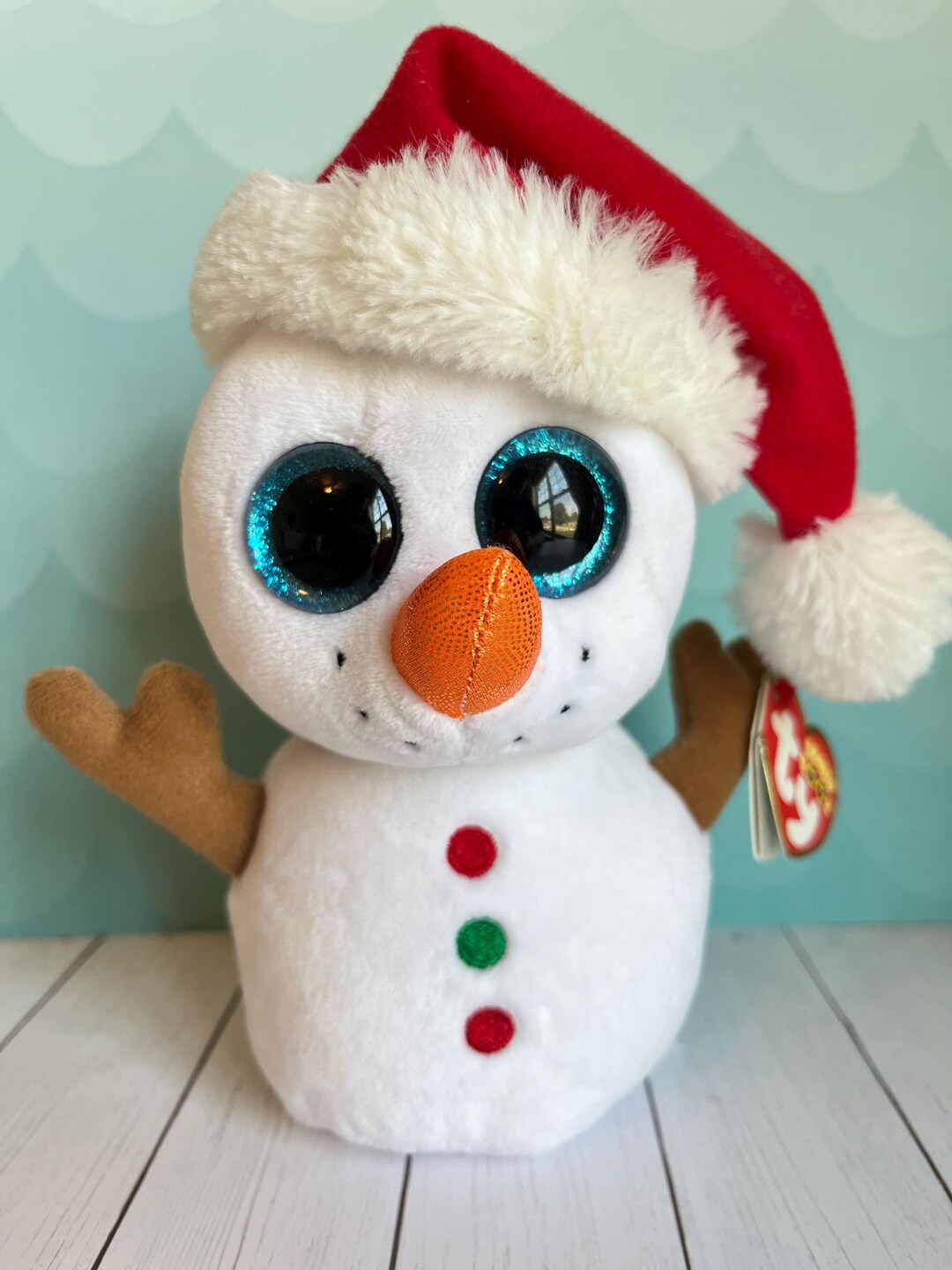 Ty Beanie Boo Scoop the 6” Snowman NWT MINT - Etsy