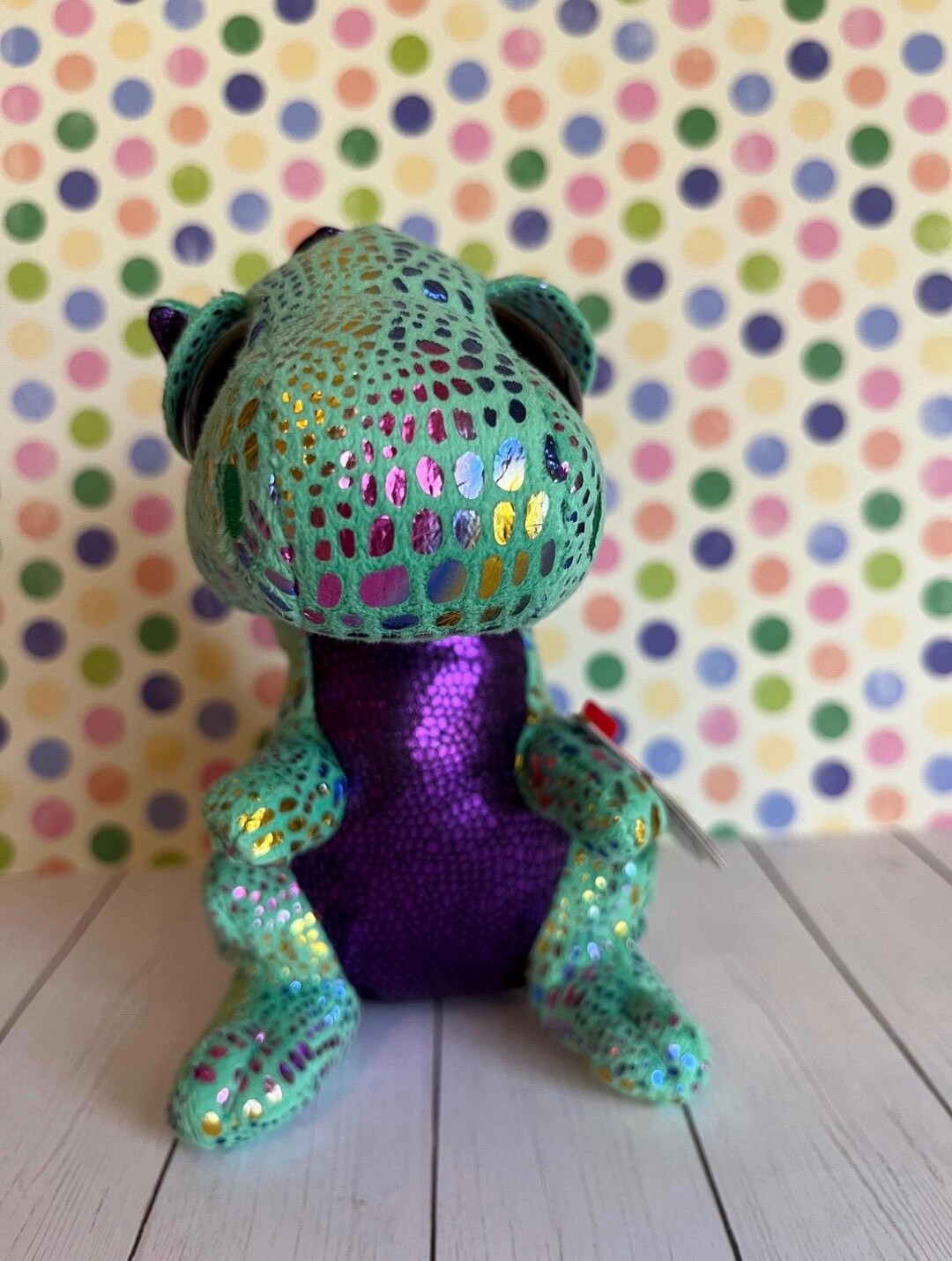 Ty Beanie Boo Cinder the Green Dragon 6” NWT MINT - Etsy