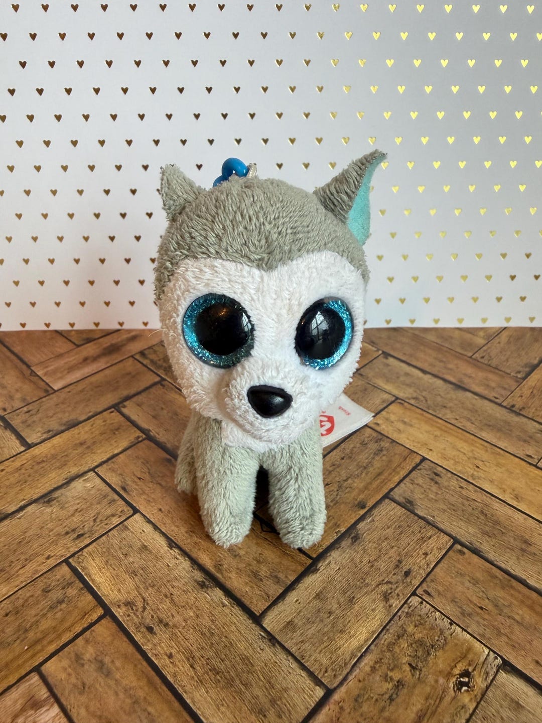 Ty Beanie Boo Slush the Grey & Blue Husky Key Clip 3” - Etsy