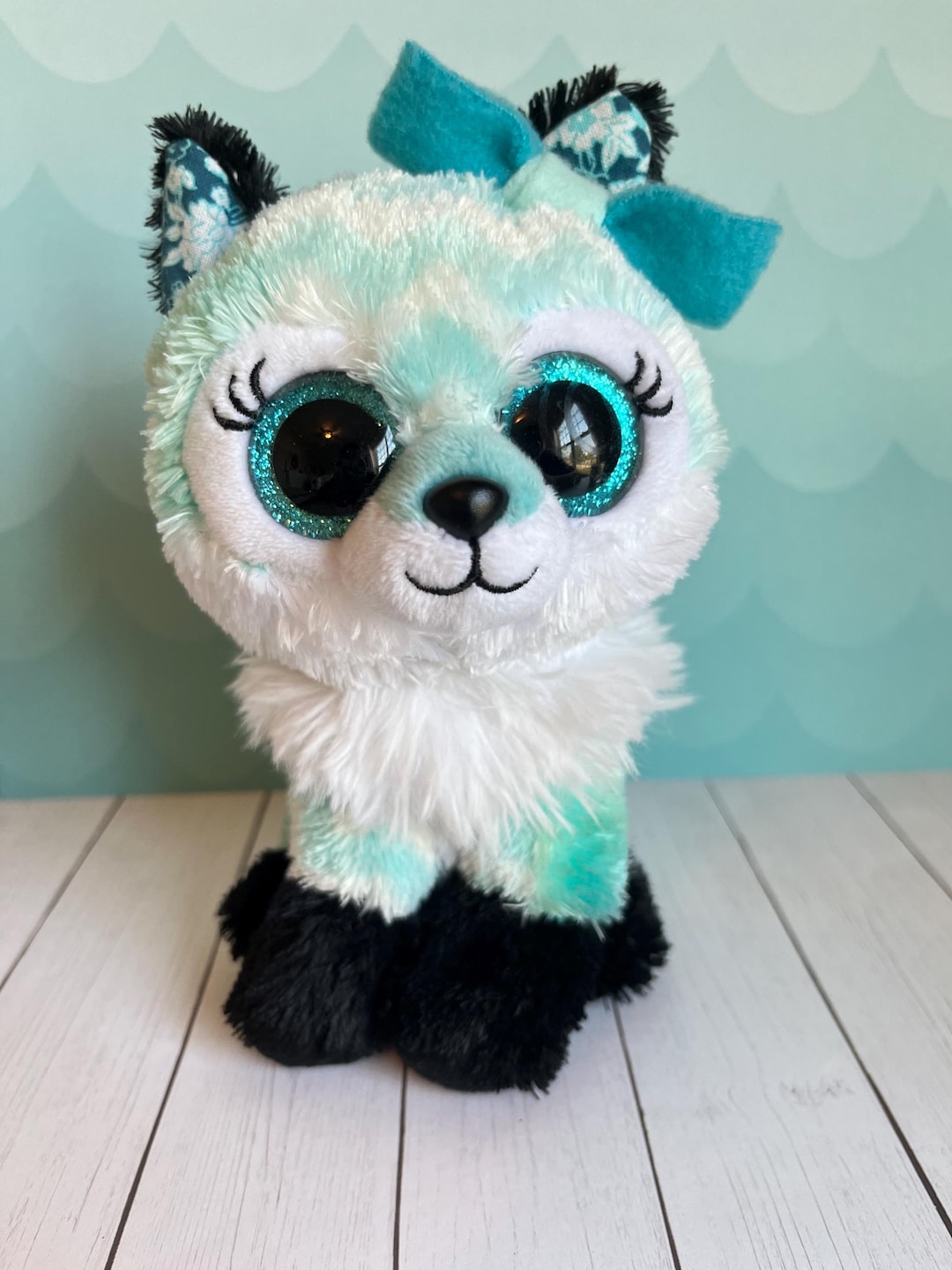 Ty Beanie Boo Beanie Boo Wolf Youtuber Custom Atlas 6” - Etsy