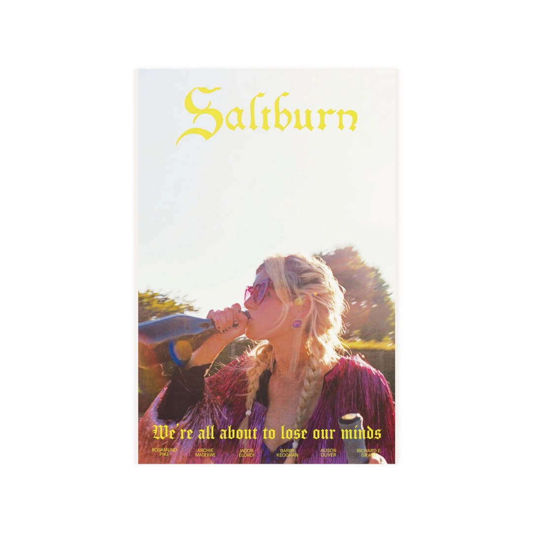 Saltburn Poster 12 In. by 18 In. Saltburn Merch Jacob Elordi Poster A24 ...