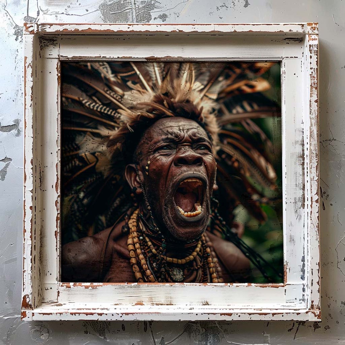Man Yelling Digital Art, Artwork, Wall Art, Digital Artwork, Print Art ...