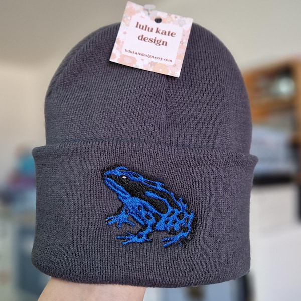 Two Frogs Beanie - Etsy Canada
