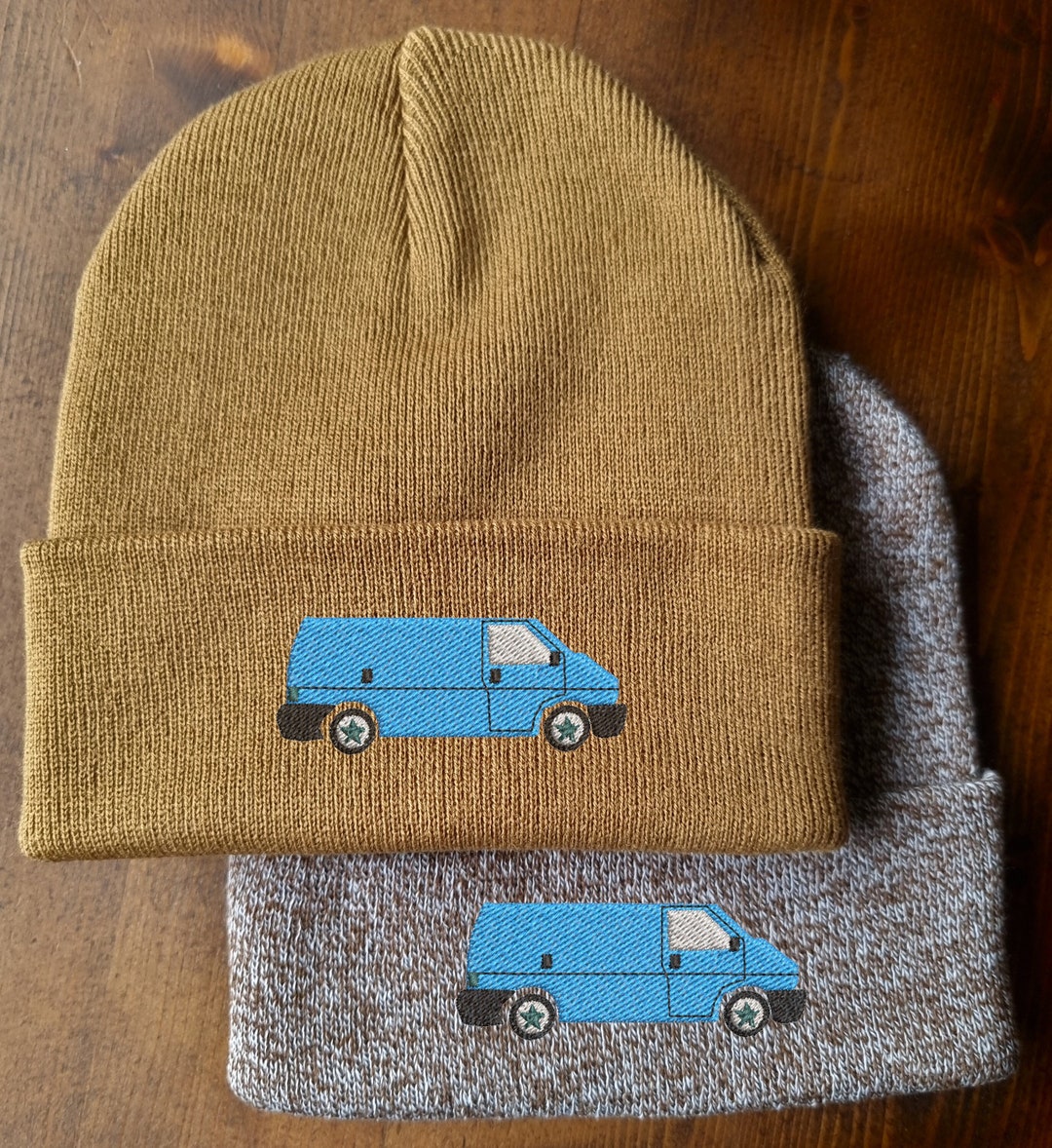 Fun Transporter Van T4 T5 Embroidered Beanie - Hat Free Delivery More ...