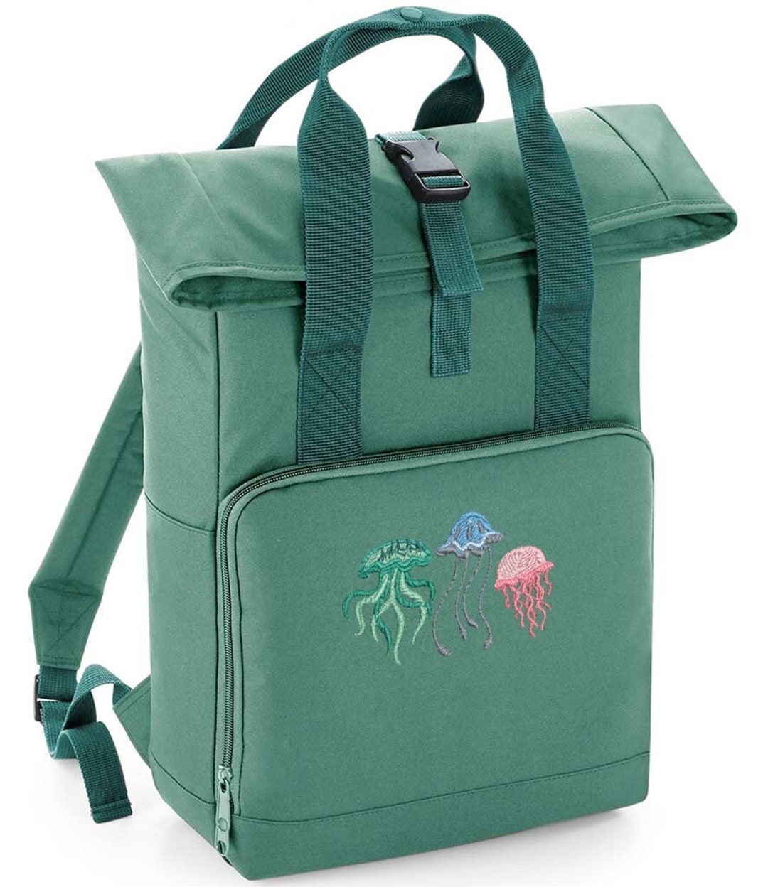 Fun Jellyfish Embroidered Rucksack - Personalized Backpack Gift in ...