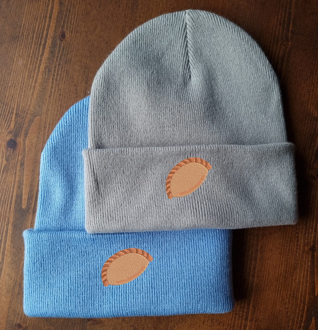 Embroidered Cornish Pasty Beanie - Seaside Food Hat - Etsy UK
