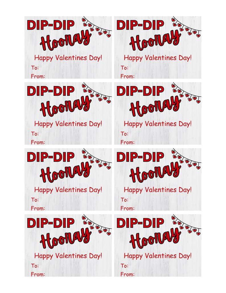 Fun Dip Valentines - Etsy